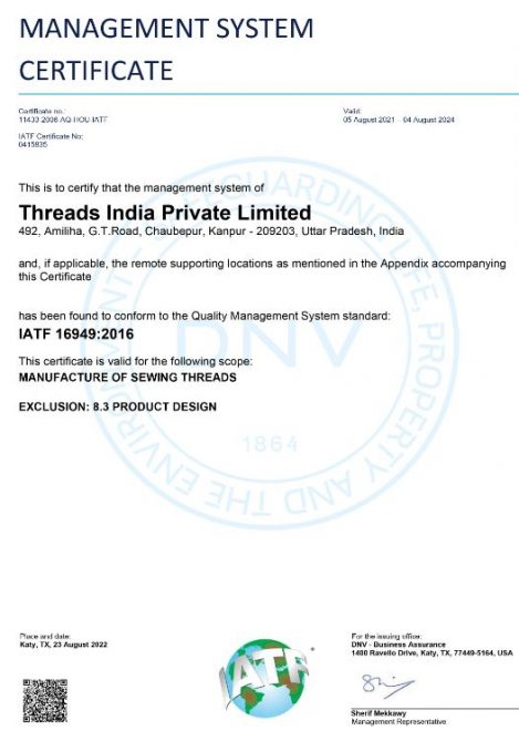 Polytetrafluoroethylene - Threads (India) Private Limited